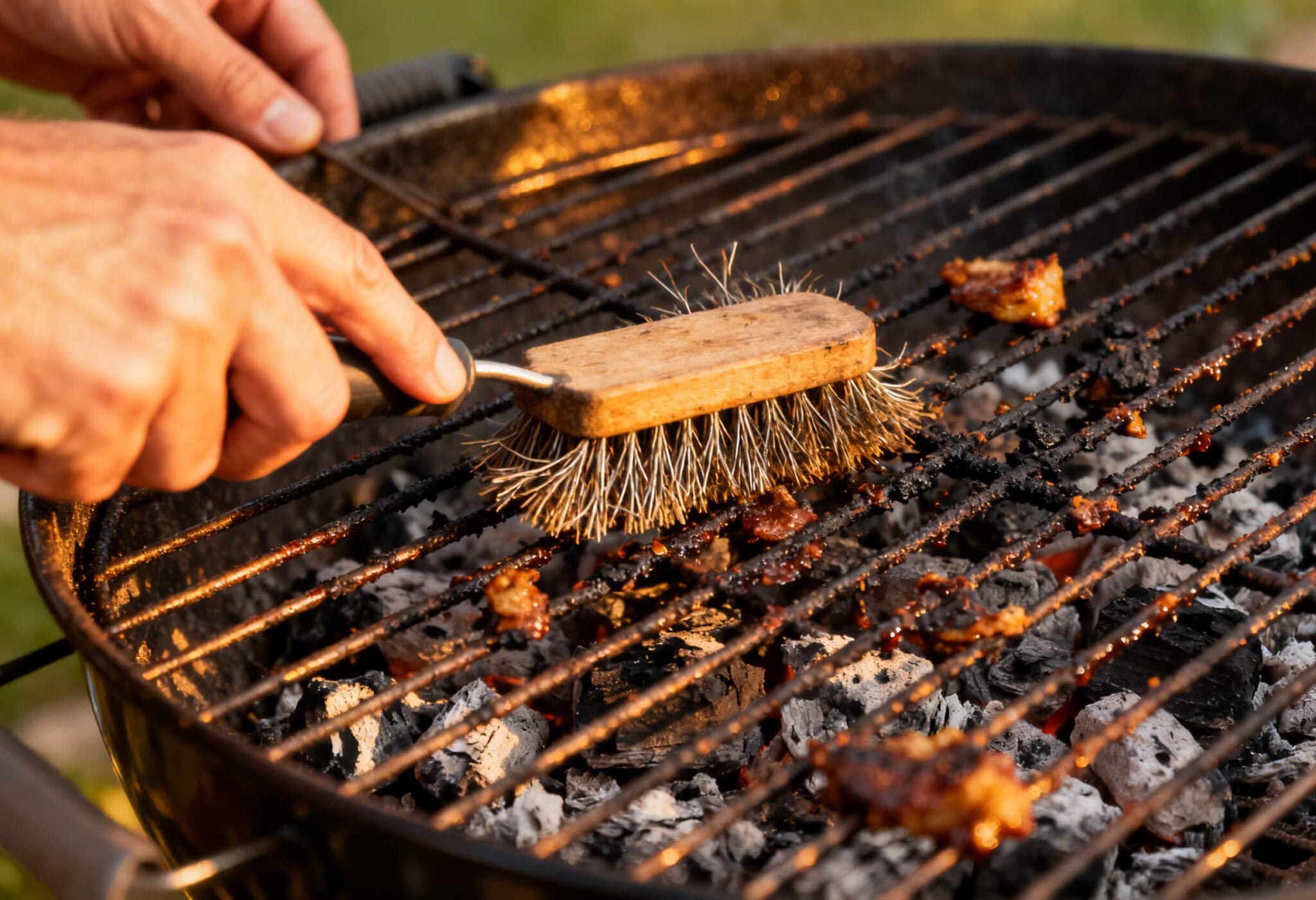 Emaillierten Grillrost Reinigen